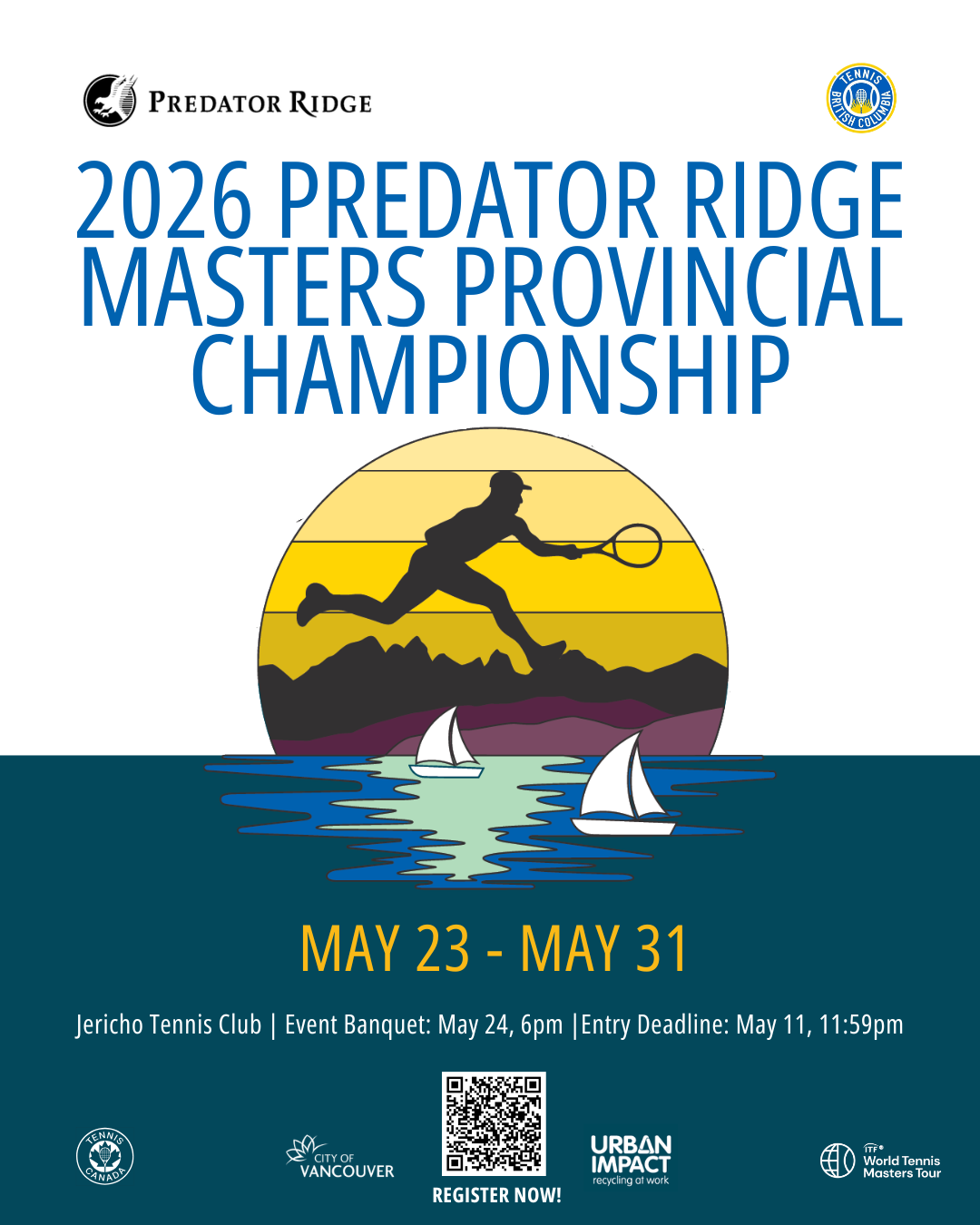 Jericho Poster New - Tennis British Columbia
